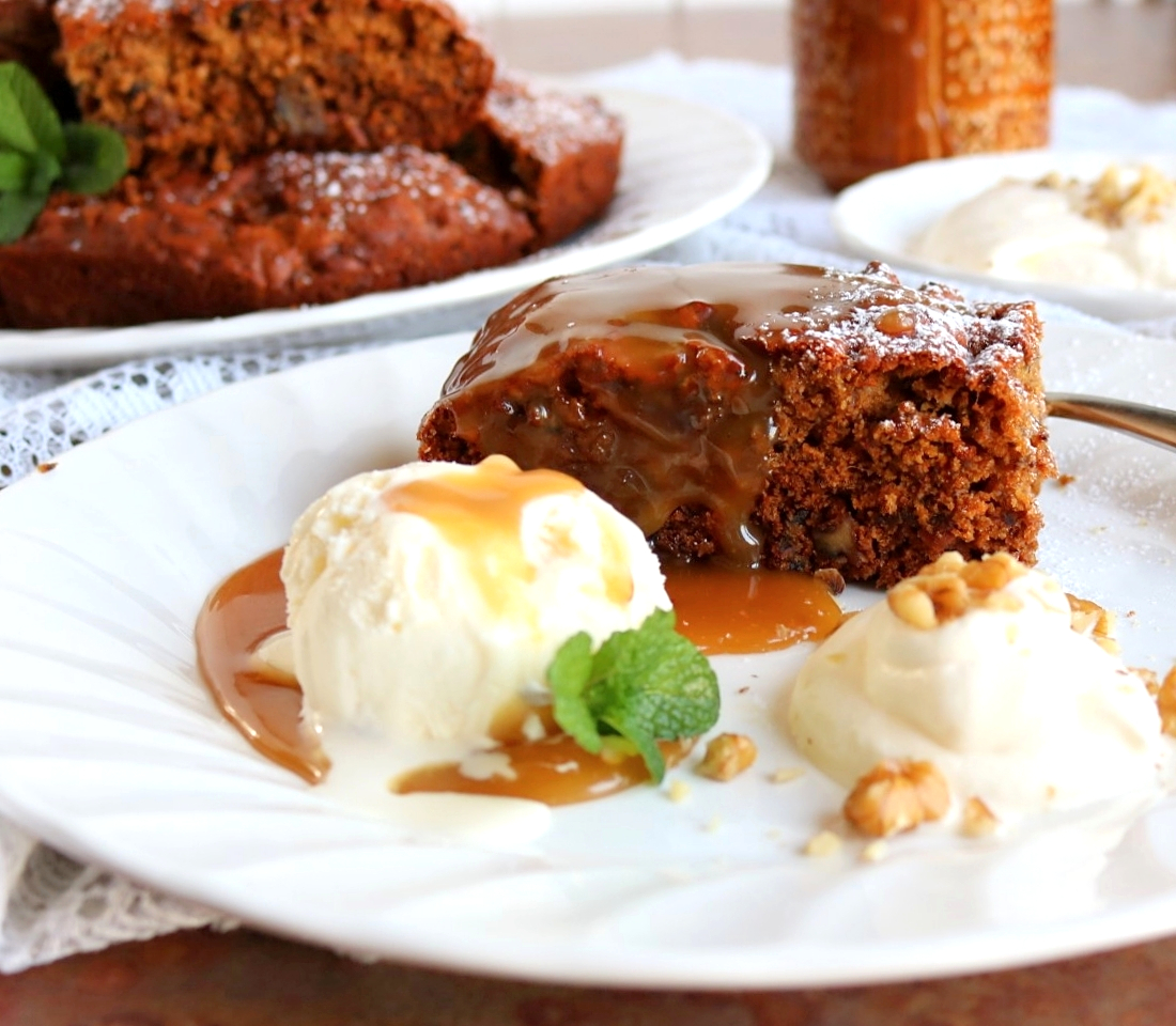 Sticky Date, Toffee Pudding with Butterscotch Sauce | Tania's Kitchen