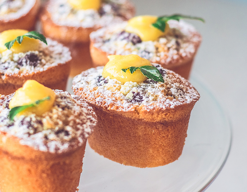 Blueberry Friands | Tania's Kitchen