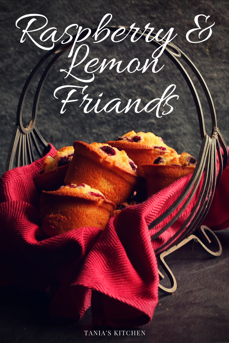 Raspberry & Lemon Friands | Tania's Kitchen
